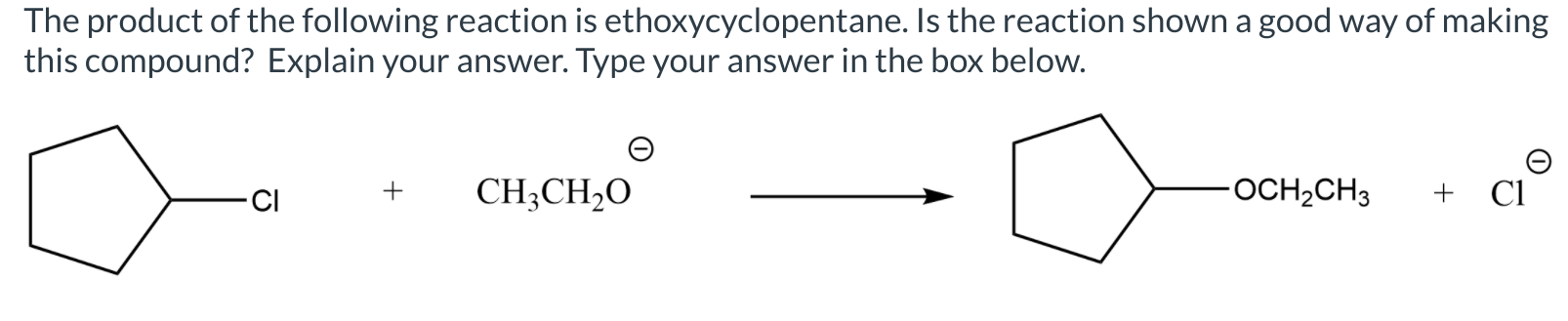 Solved The product of the following reaction is | Chegg.com