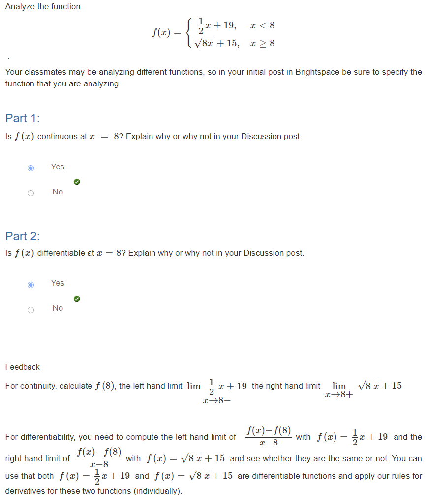Solved Can you please tell me why (f)x is continuous at | Chegg.com