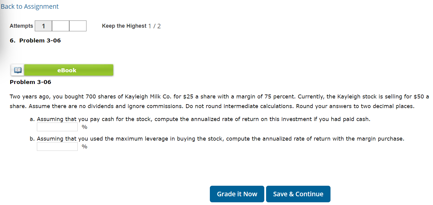 Solved Back to AssignmentAttemptsKeep the Highest | Chegg.com