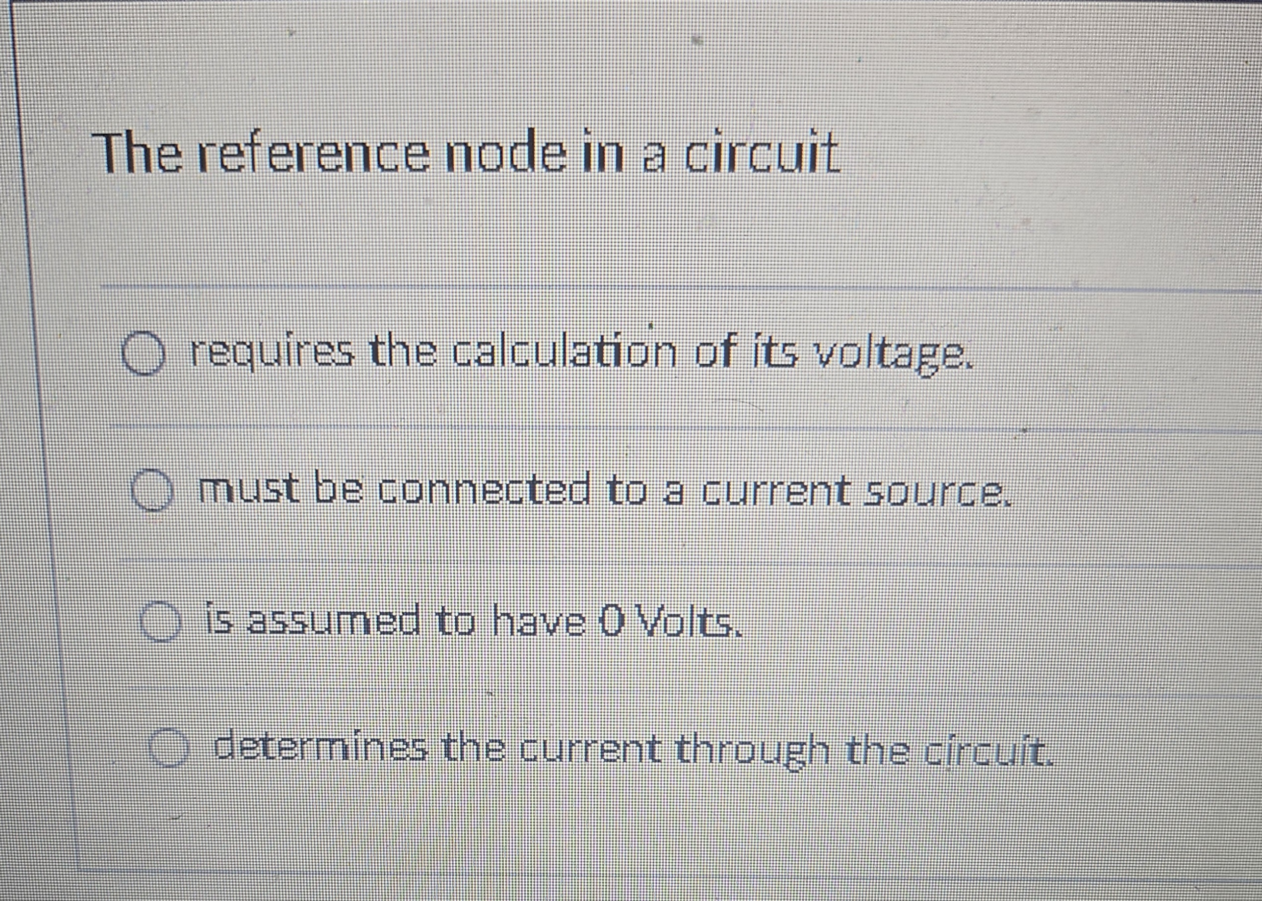 Solved The reference node in a circuitrequires the | Chegg.com