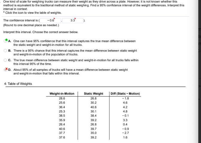 Solved One kind of scale for weighing trucks can measure | Chegg.com