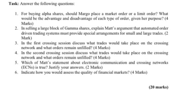 Solved Case 2: Trade orders Margo Salan, a portfolio manager | Chegg.com