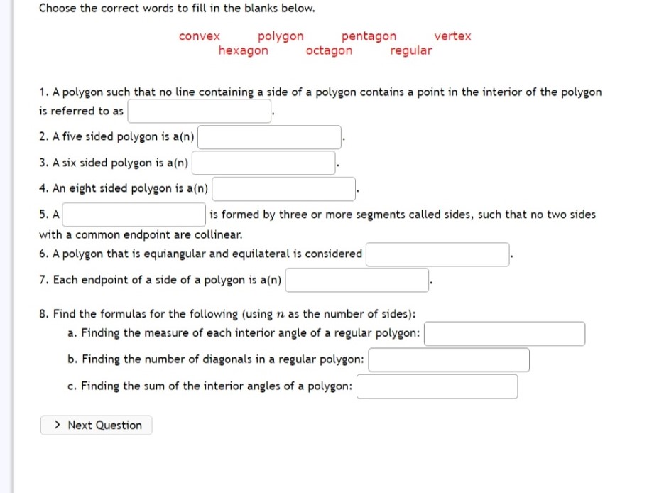 Solved Choose the correct words to fill in the blanks below. | Chegg.com