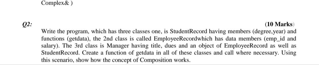 Solved Kindly solve according to the problem statement Do | Chegg.com