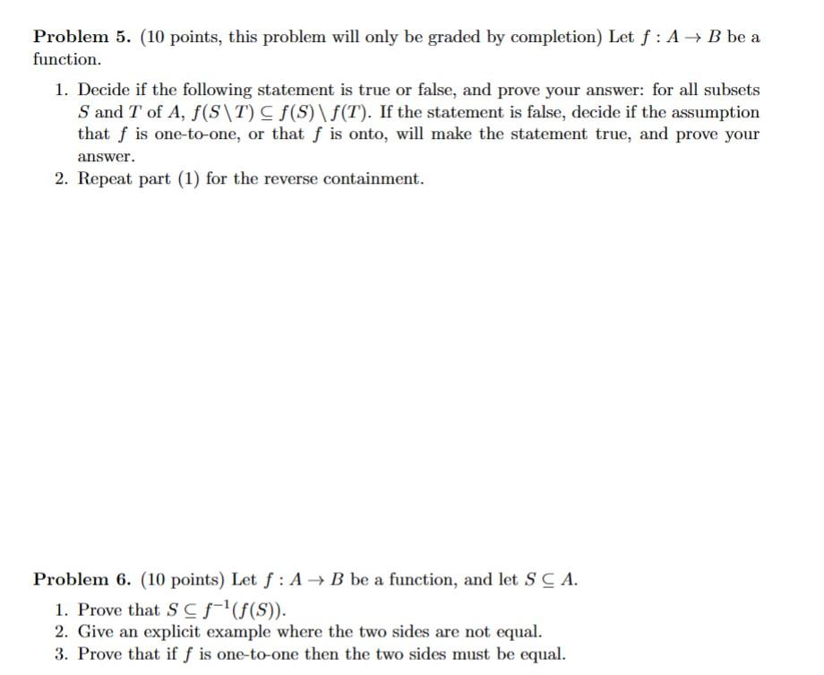 Solved Problem 5 10 Points This Problem Will Only Be Chegg