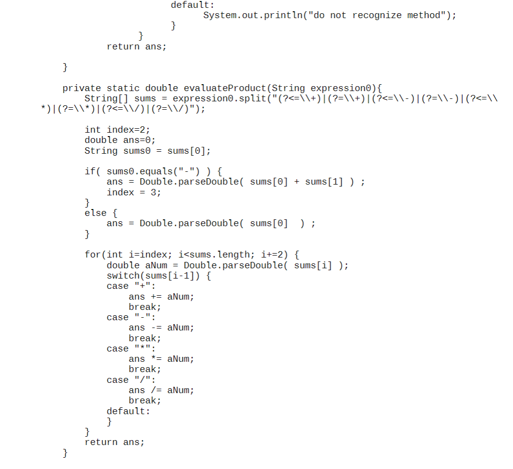 Solved Problem 1: Implement class Calculator with the | Chegg.com