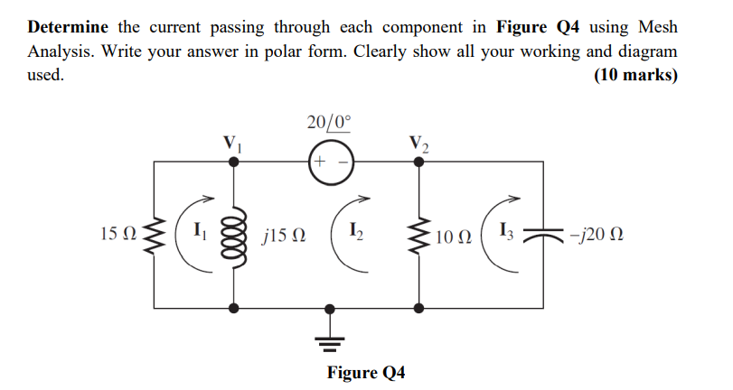 Solved Determine the current passing through each component | Chegg.com