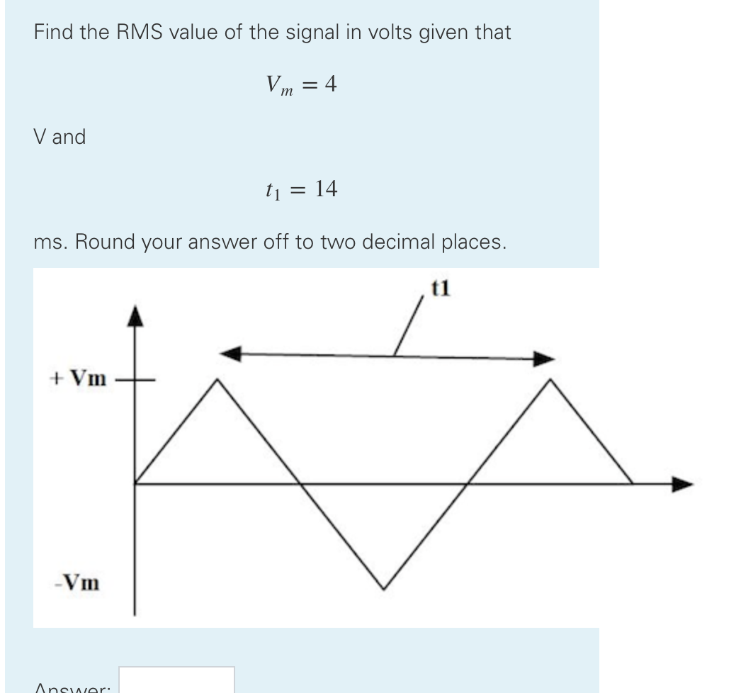Solved R1 vs(t) 3 R2 R3 Given that vs(t)=40cos(1787t) V, | Chegg.com