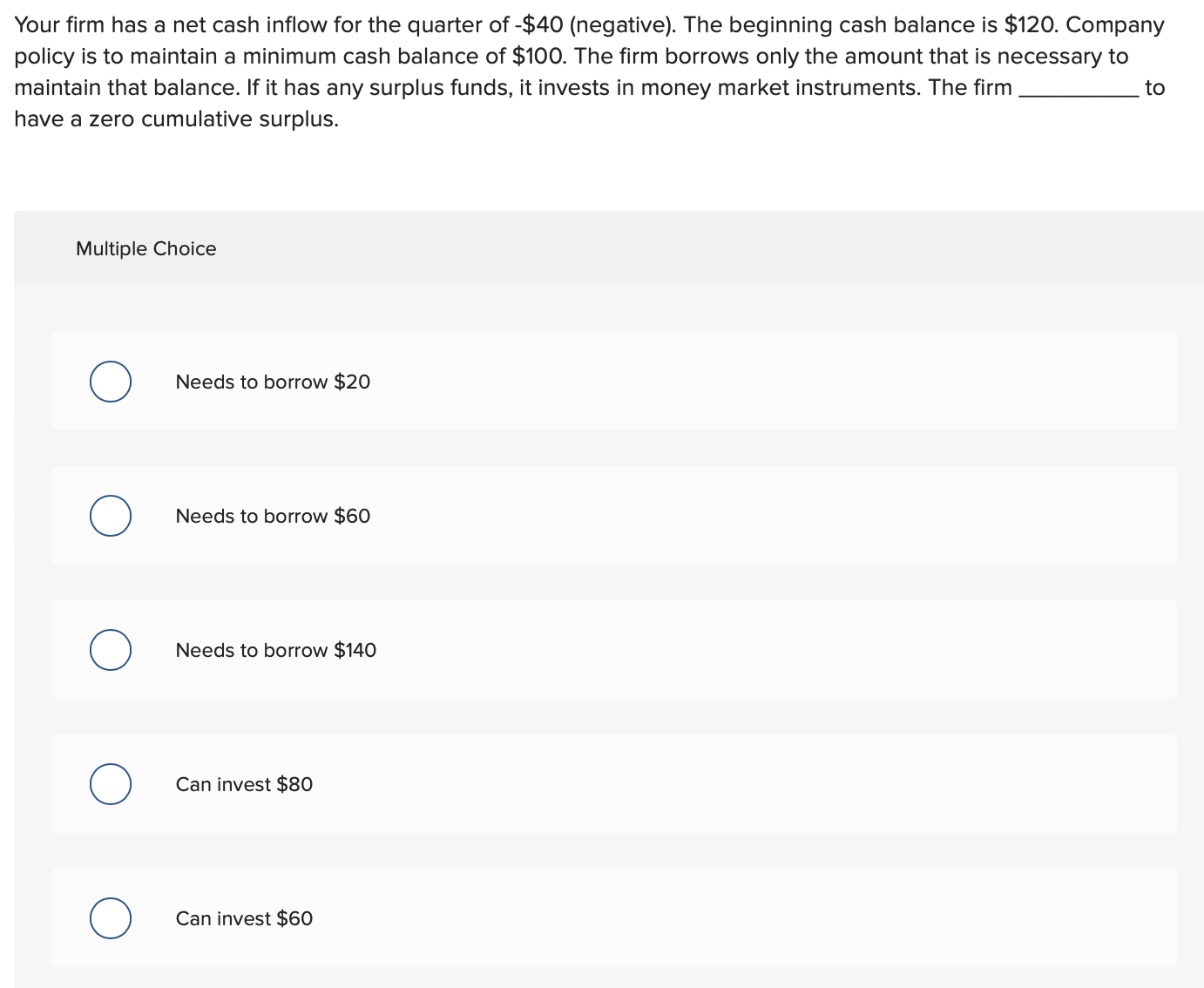 Solved hello can someone please help me with this managerial | Chegg.com