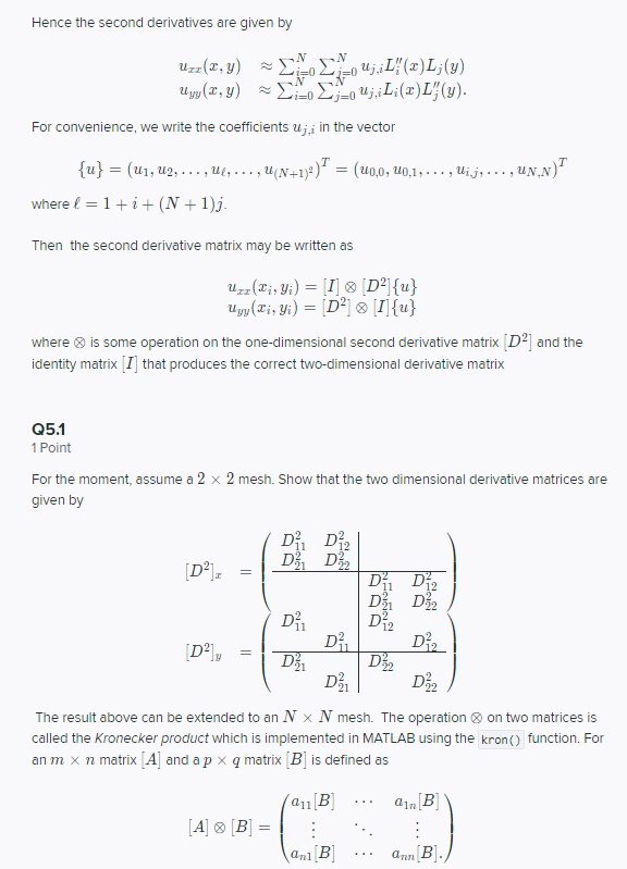 Q5 Two Dimensional Boundary Value Problems 5 Points | Chegg.com