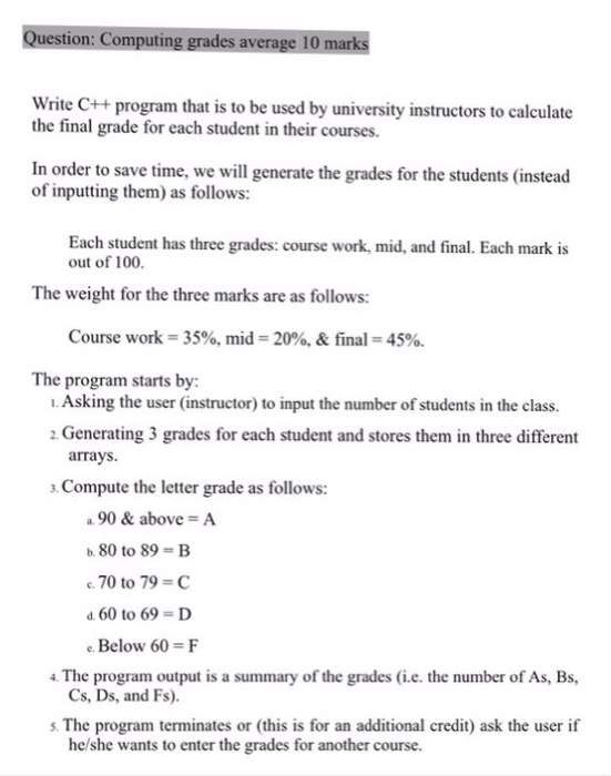 Solved Write Cprogram That Is To Be Used By University 6875