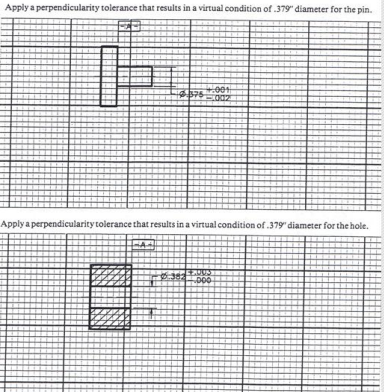 Solved Apply a perpendicularity tolerance that results in a | Chegg.com