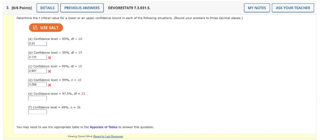 Solved 3. [0/6 Points) DETAILS PREVIOUS ANSWERS DEVORESTAT9 | Chegg.com