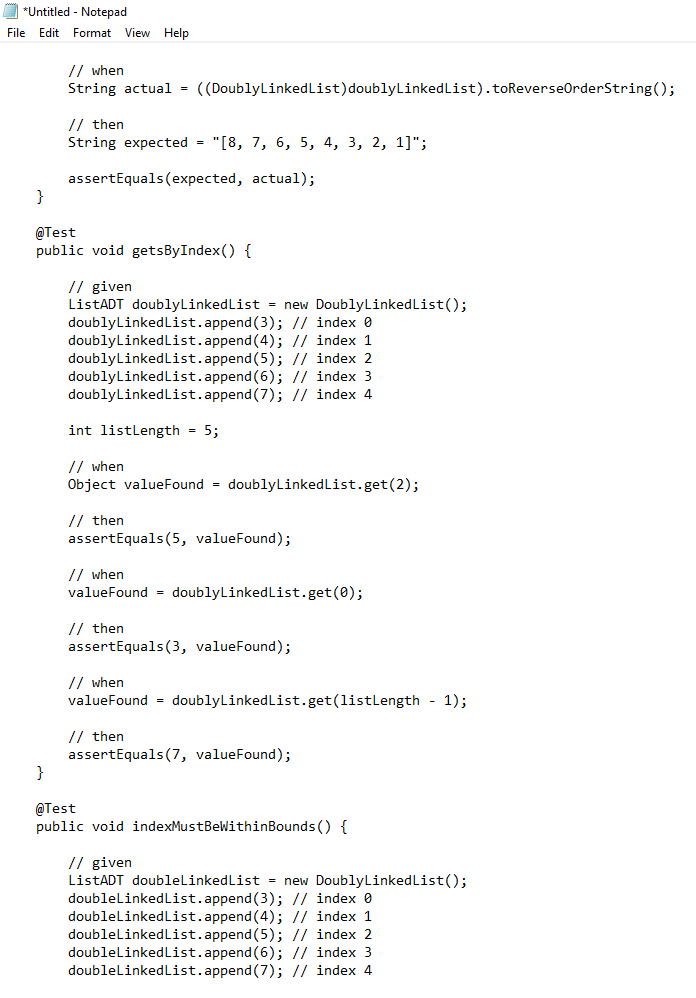 Need Java Help to implement all the methods of | Chegg.com