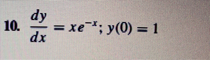Solved In Problems 1 through 10, find a function y = f(x) | Chegg.com