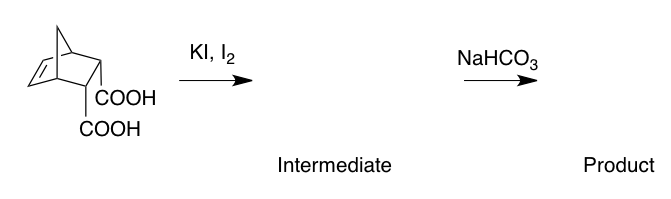 Solved 1) ) Draw the intermediate and final product of | Chegg.com