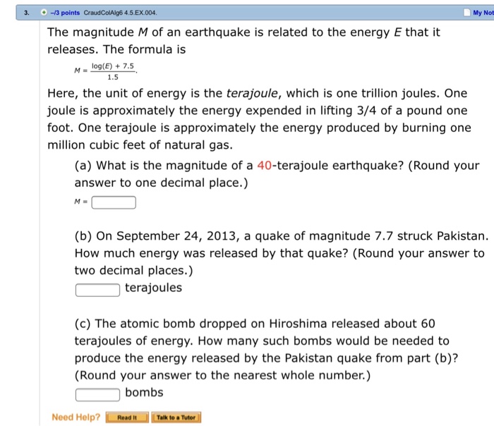 Solved 3. -/3 points CraudColAlg6 4.5. EX.004 My Not The | Chegg.com