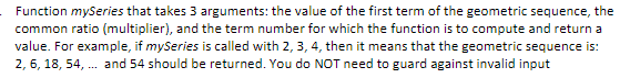 Solved Function mysum that implements the following C code | Chegg.com