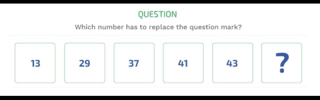 Solved QUESTION Which number has to replace the question | Chegg.com