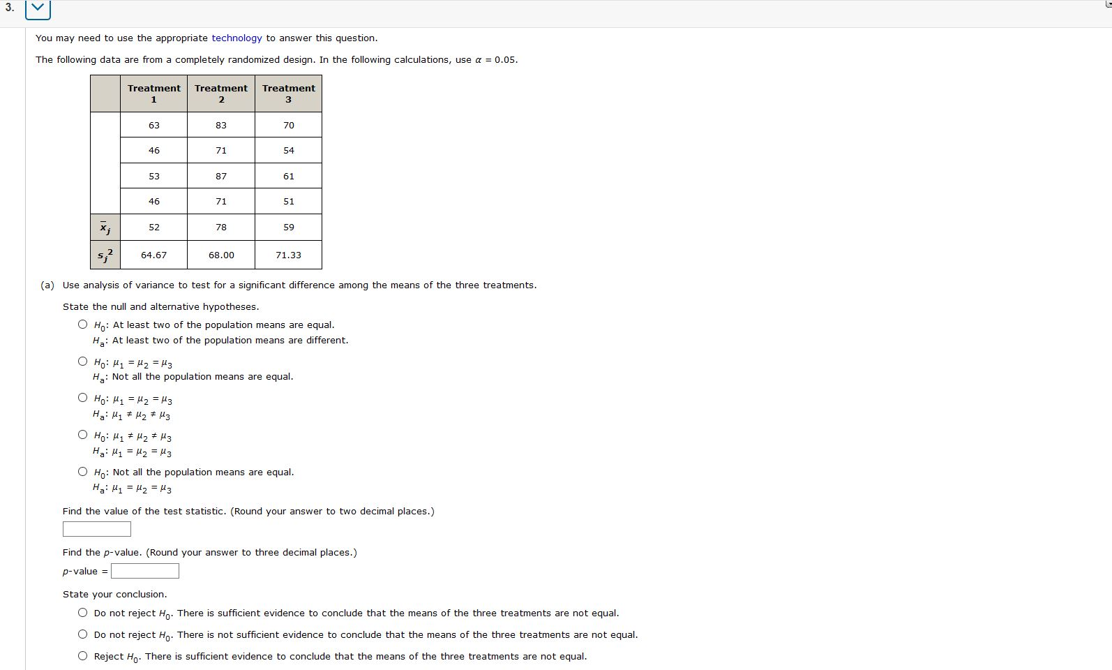 Solved 3. LV You may need to use the appropriate technology | Chegg.com