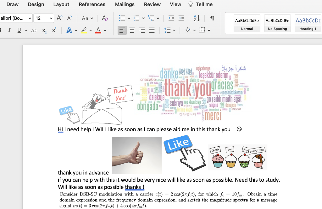 Solved Draw Design Layout References Mailings Review View | Chegg.com