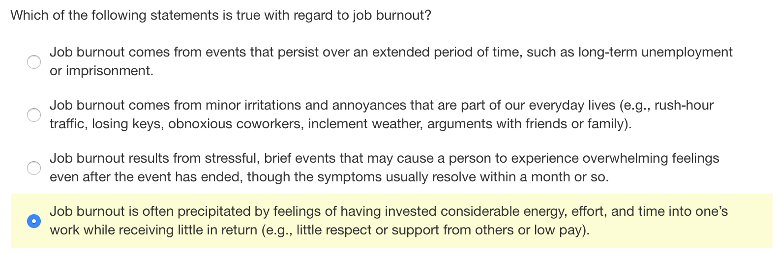 Solved Which of the following statements is true with regard | Chegg.com