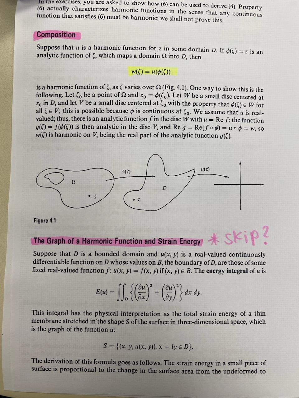 Solved Analytic and Harmonic Functions in Applications 4.1 | Chegg.com