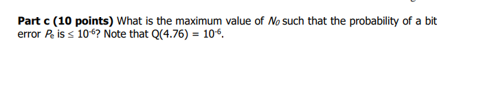 Solved Question [30 points] A binary baseband signaling | Chegg.com