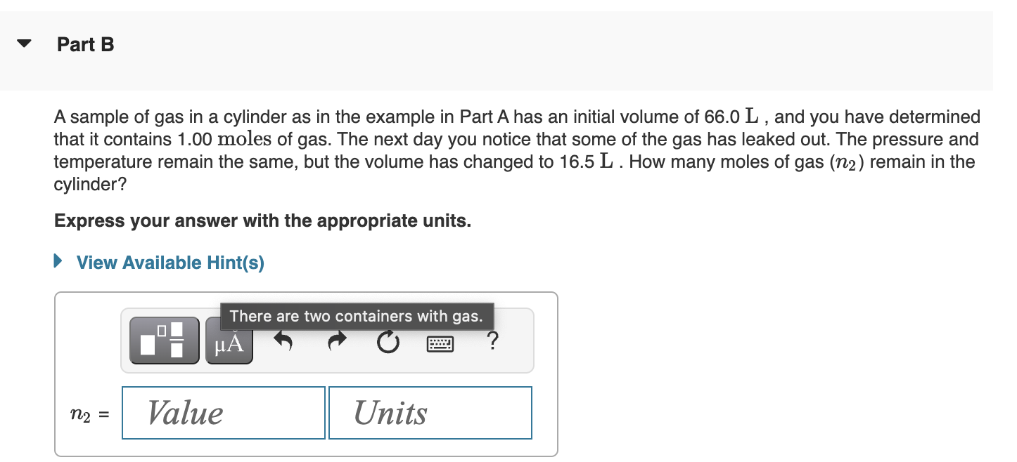 Solved A cylinder, with a piston pressing down with a | Chegg.com