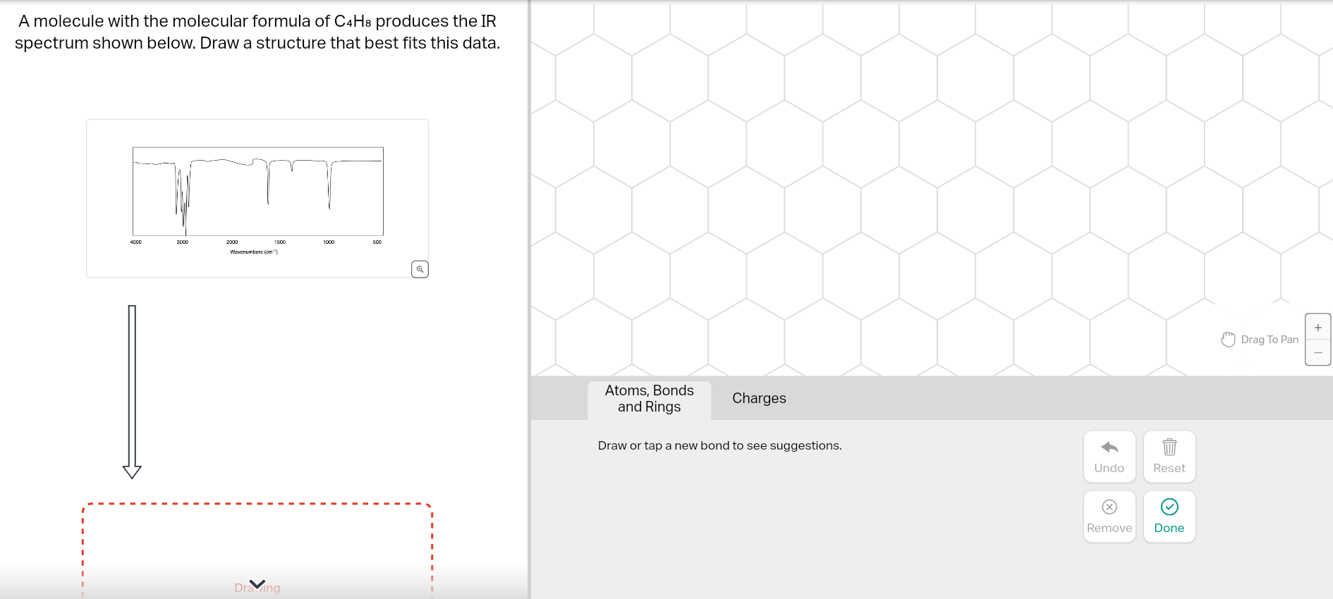 Solved A molecule with the molecular formula of C4H8O | Chegg.com