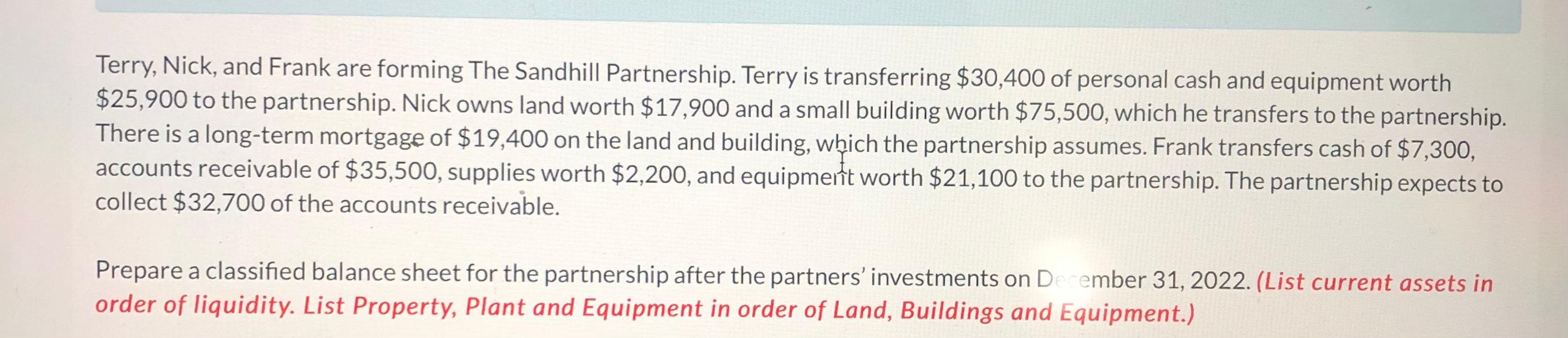 Solved Barbara Ripley and Fred Nichols decide to organize | Chegg.com