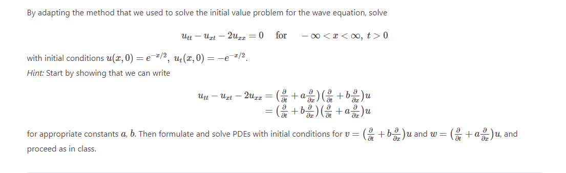 Solved By adapting the method that we used to solve the | Chegg.com