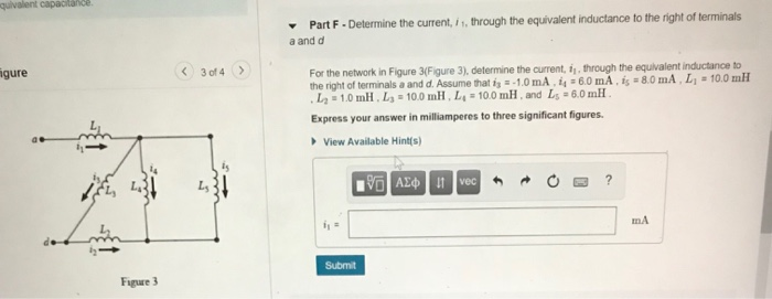 Solved Part C-Determine the equivalent capacitance to the | Chegg.com