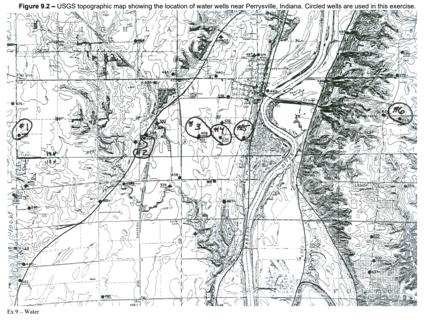 1) You are to map the subsurface extent of a sand and | Chegg.com