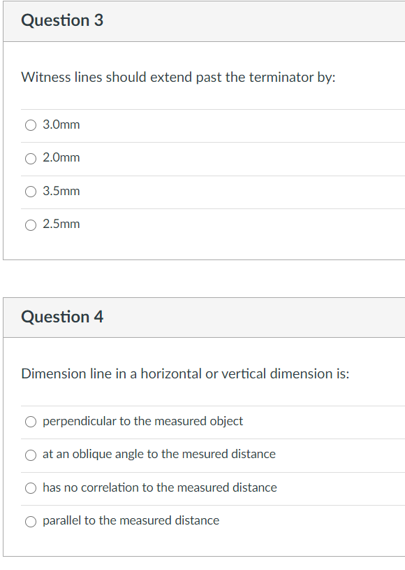 Solved Question 3 Witness lines should extend past the | Chegg.com
