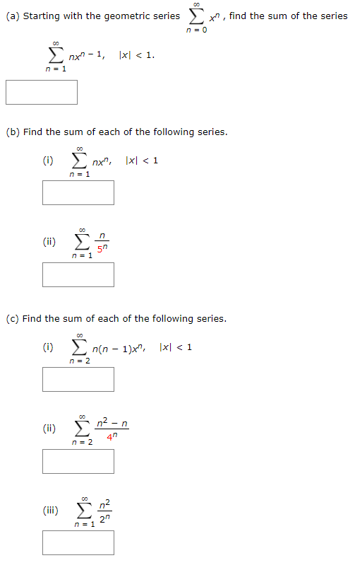 solved-a-starting-with-the-geometric-series-xn-find-the-chegg