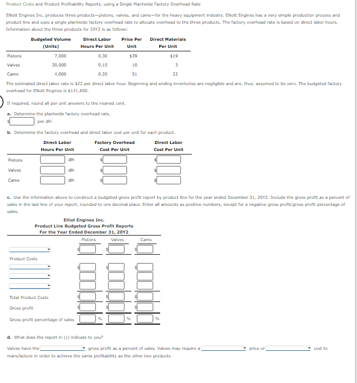 Solved Product Costs and Product Profitability Reports, | Chegg.com