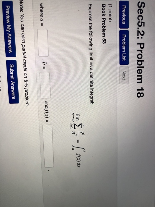 Solved Webwork Math 1242 Common Sec522 Sec52 Problem 