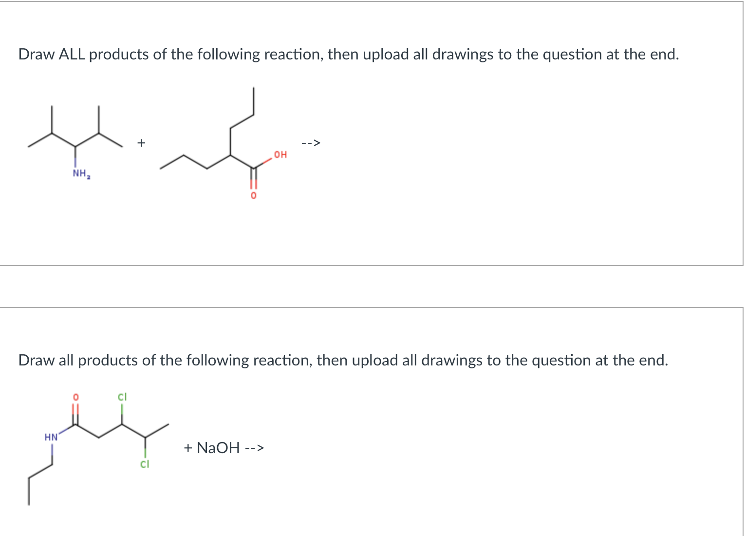 Solved Draw ALL products of the following reaction, then | Chegg.com Solved Draw ALL products of the following reaction, then | Chegg.com