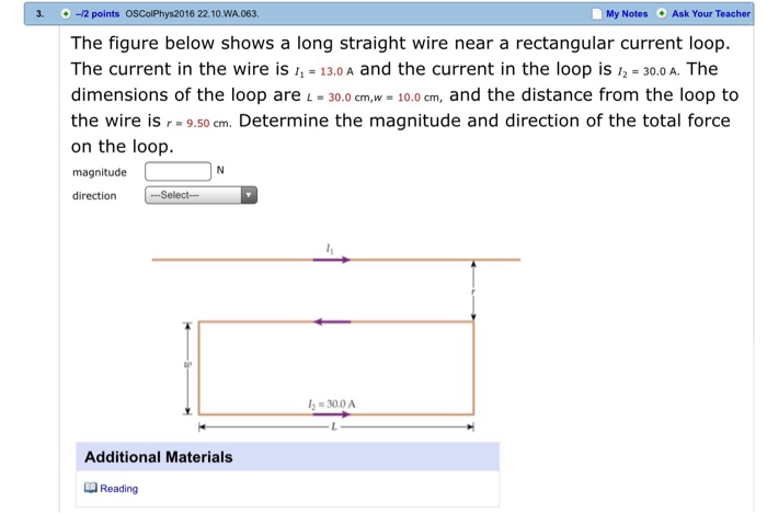 Solved The figure below shows a long straight wire near a | Chegg.com