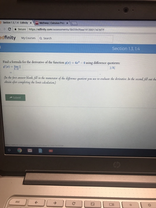 Solved Section 1.2, 14-Edinity ×em Mathway l Calculus Prot ? | Chegg.com