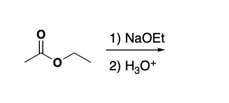 Solved 1) NaOEt o 2) H30+ | Chegg.com