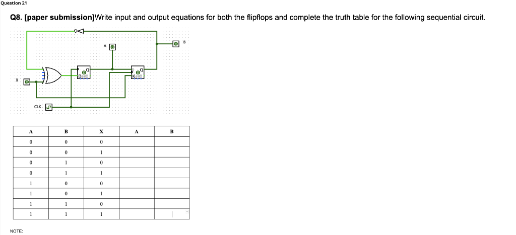 Solved Question 21 Q8. [paper submission]Write input and | Chegg.com