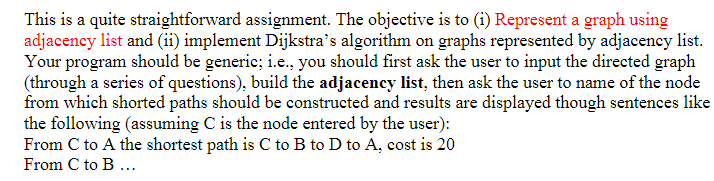 Solved This is a quite straightforward assignment. The | Chegg.com