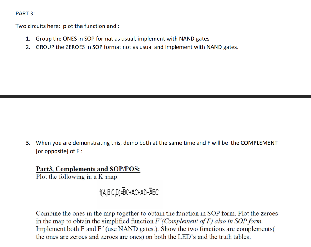 Solved PART 3: Two circuits here: plot the function and : 1. | Chegg.com