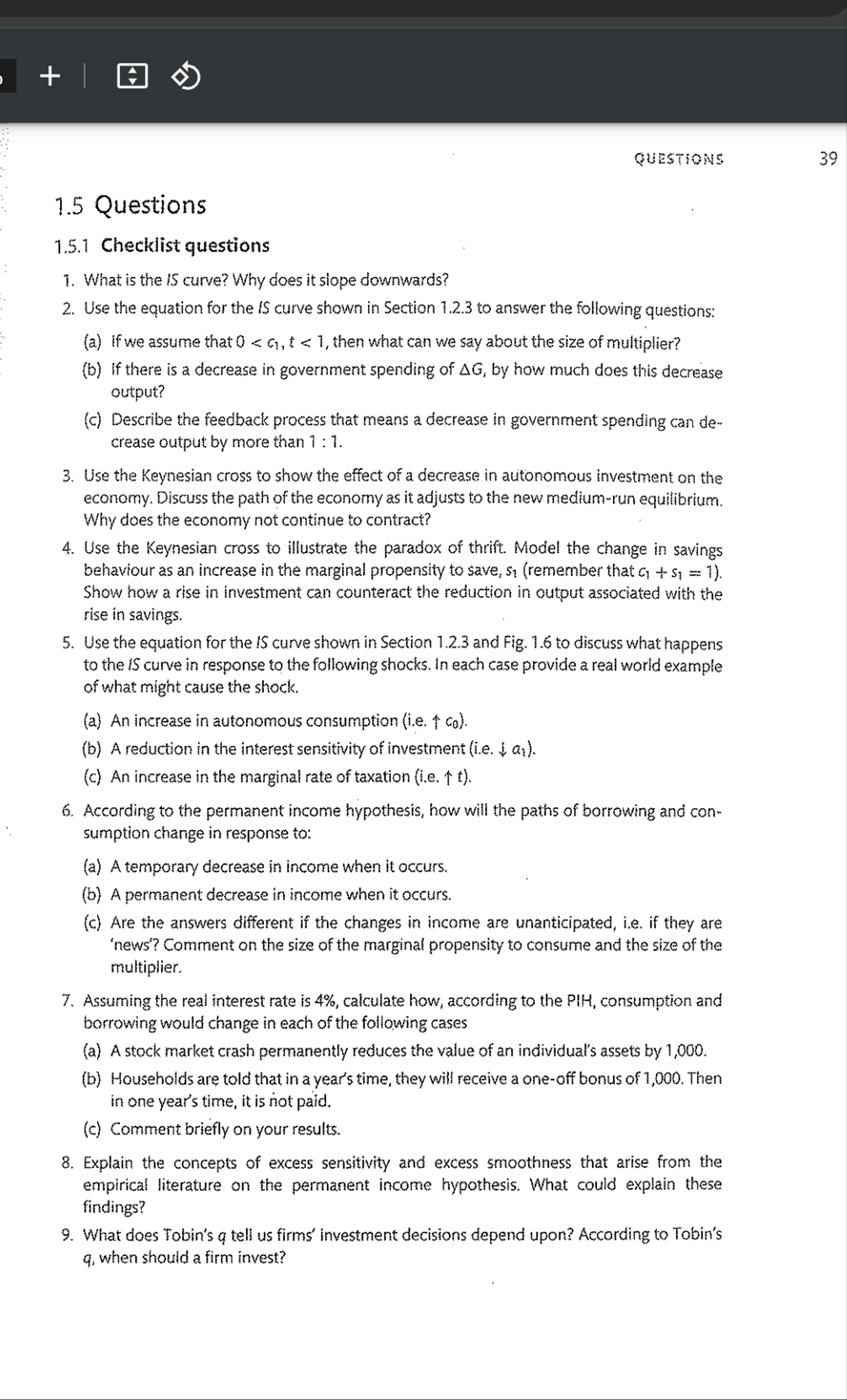 Solved Chapter 1:• ﻿Checklist questions:– 1,2,5,6,7,8.• | Chegg.com