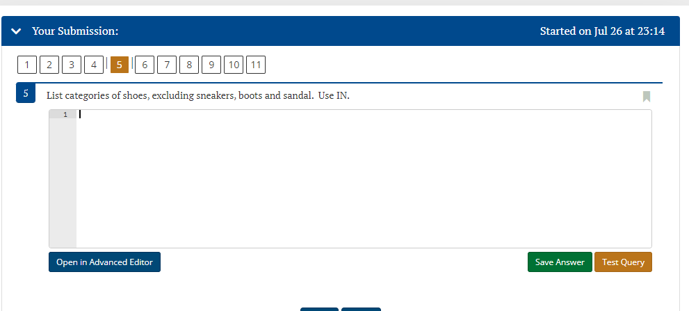 Solved For each information request below, formulate a | Chegg.com