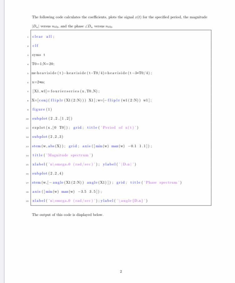 Solved Problem 1 (No action is needed): A function can be | Chegg.com