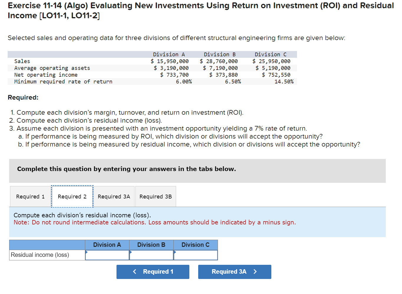 Solved Exercise 11-14 (Algo) Evaluating New Investments | Chegg.com