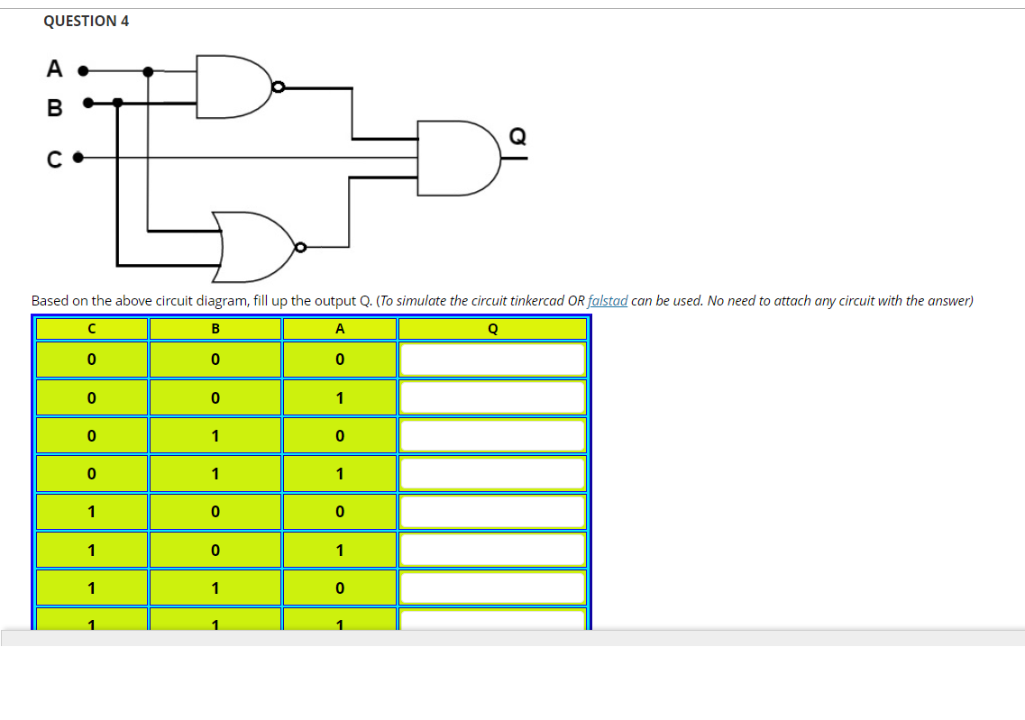 Solved QUESTION 1 1 points Save Answer X 7432 F3 7408 F1 Z | Chegg.com